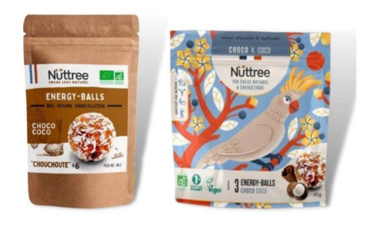 Pockets of Energy Balls in Resealable Bags - Nüttree Snacks Recyclable ...